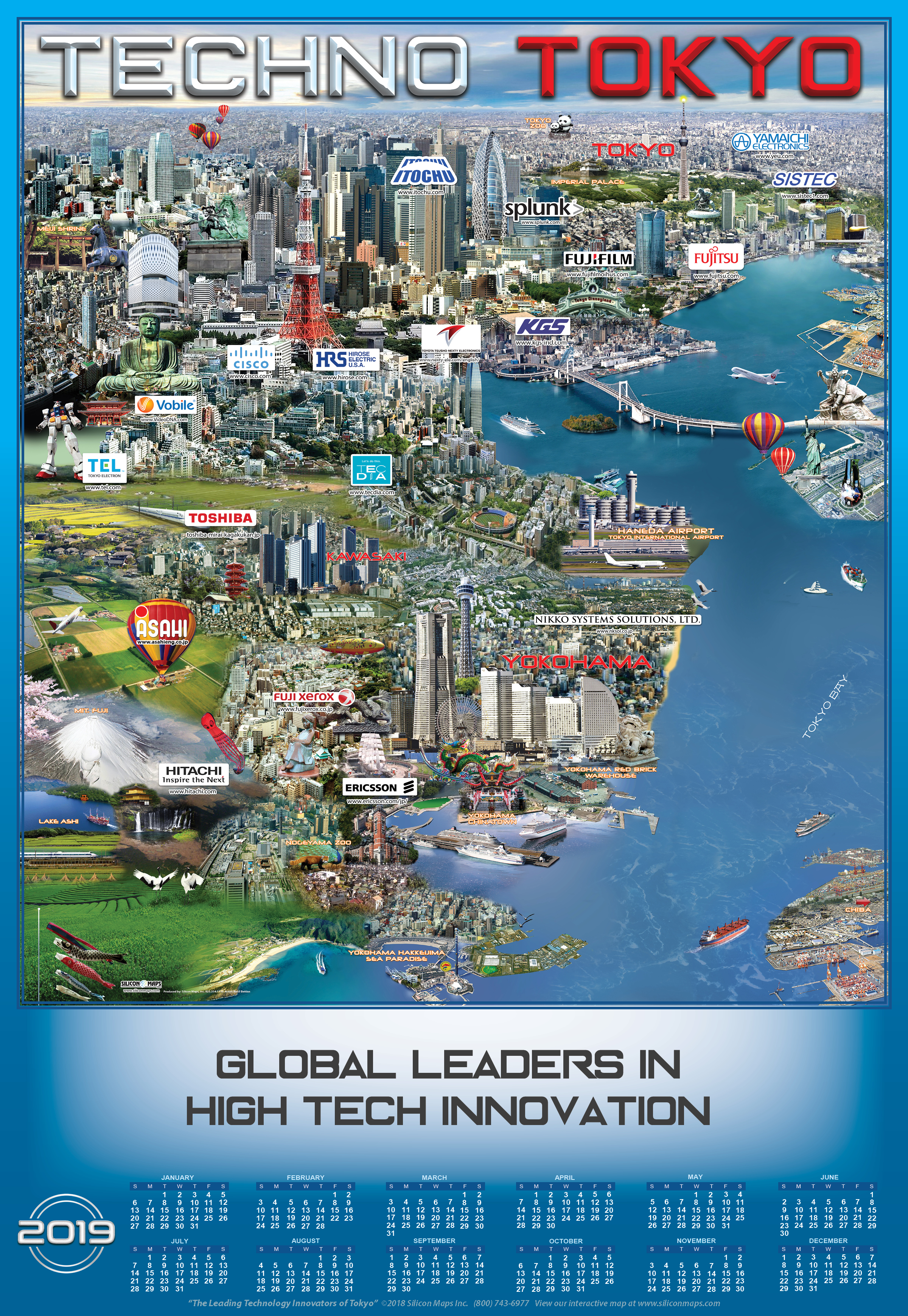 Techno Tokyo – Interactive Map | Silicon Maps