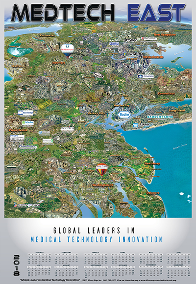 Silicon Maps | Promotional Industry Maps for High Tech and Biotech regions