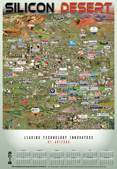 Silicon Maps | Promotional Industry Maps for High Tech and Biotech regions