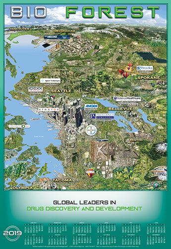 Silicon Maps | Promotional Industry Maps for High Tech and Biotech regions