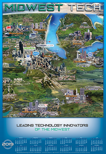 Silicon Maps | Promotional Industry Maps for High Tech and Biotech regions